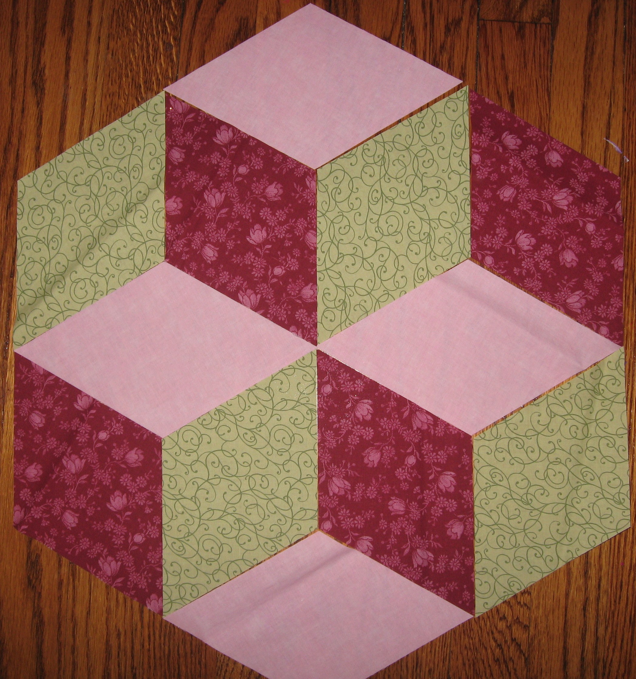 How To Make A Tumbling Blocks Quilt EHow UK