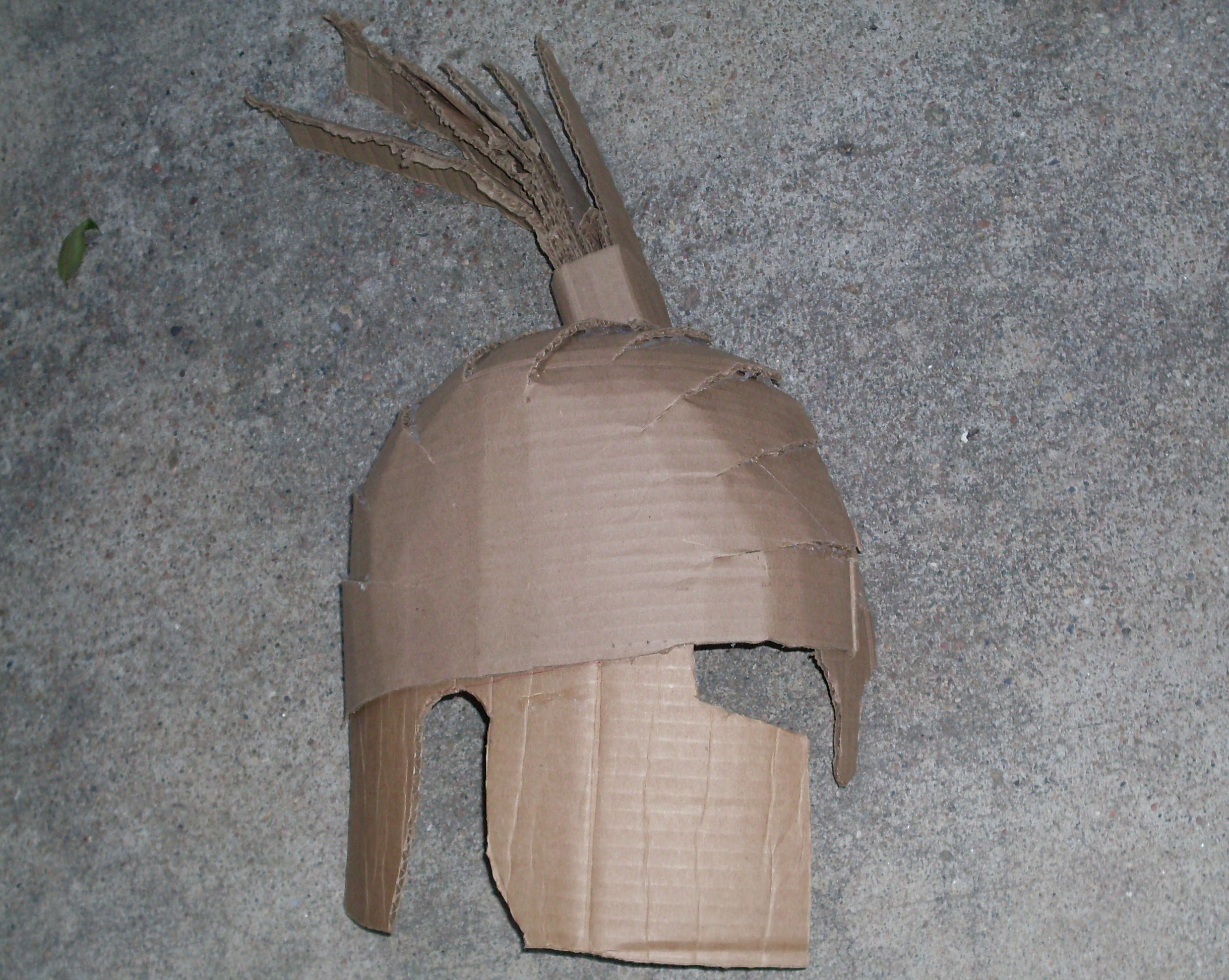 How To Make A Spartan Helmet Out Of Cardboard EHow UK